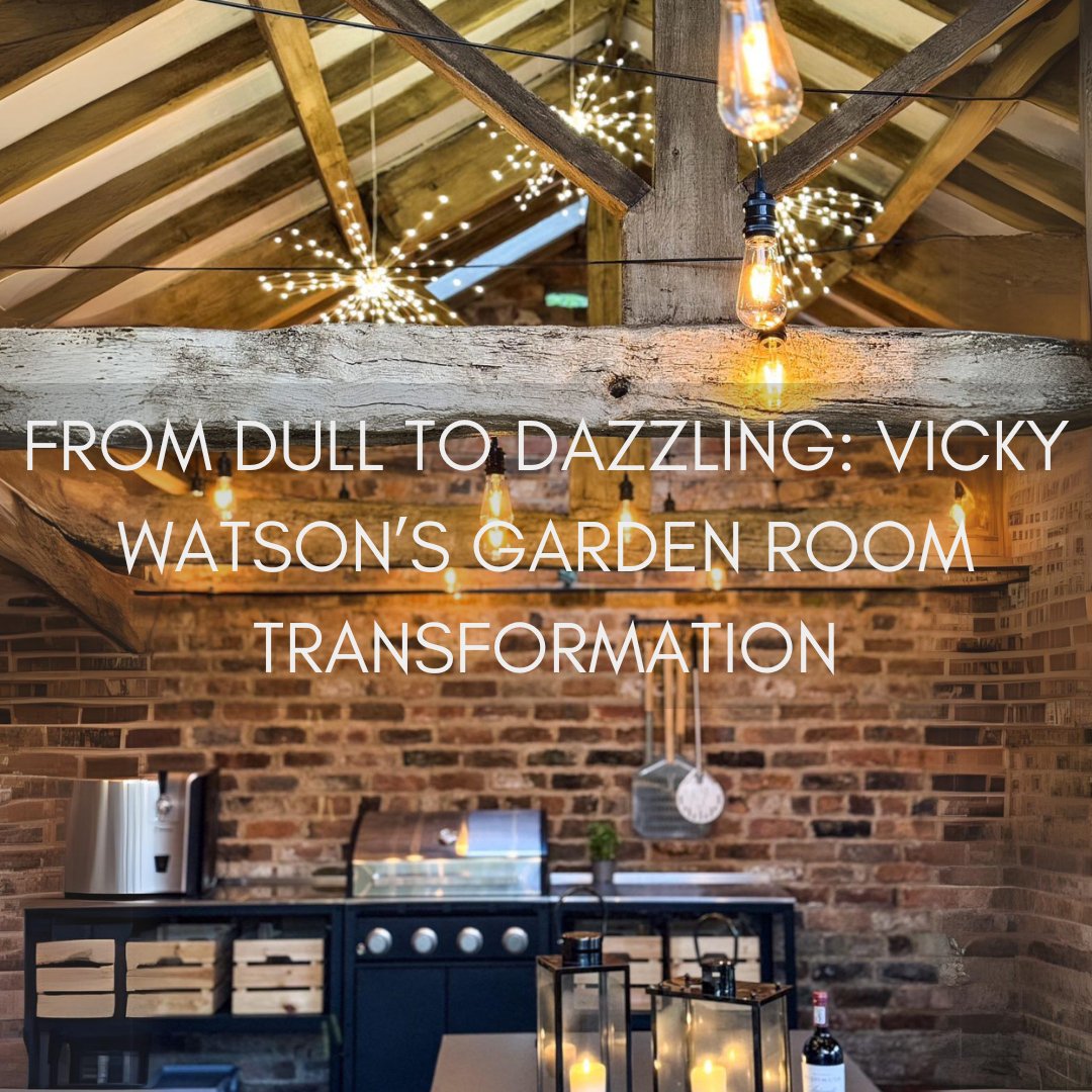 Vicky Watson’s Garden Room Glow-up | Garden Room Lighting Ideas