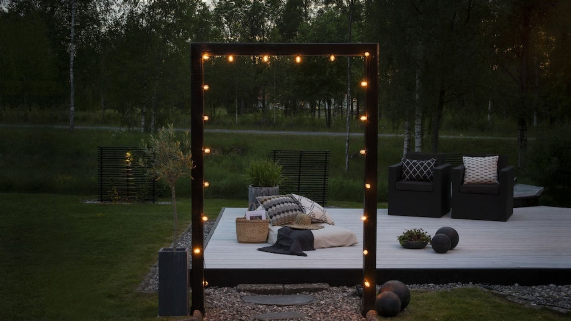 Patio Lights | Plug in, Battery & Solar Powered