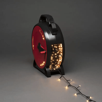 Black Cluster Lights – Warm Glow for Home & Garden