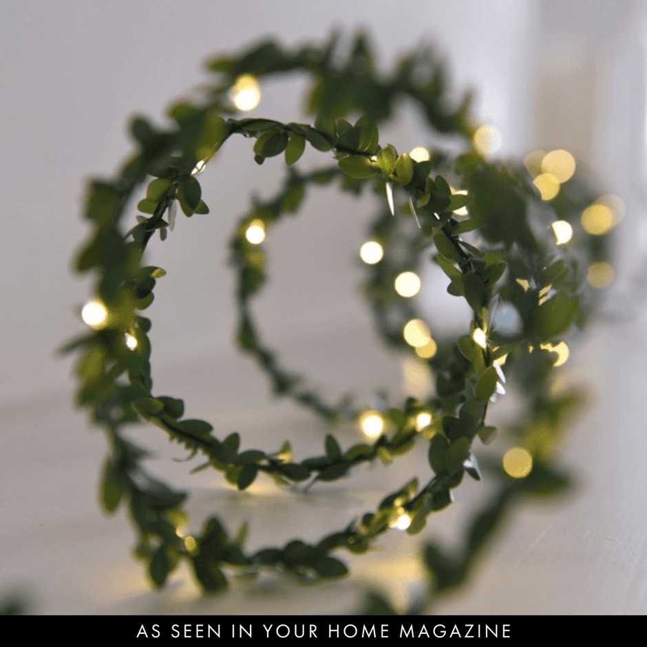Greenery Lights | Battery Operated for the Home & Garden
