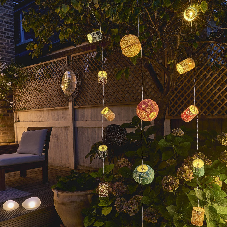 Lantern Chain | Colourful Boho Lanterns