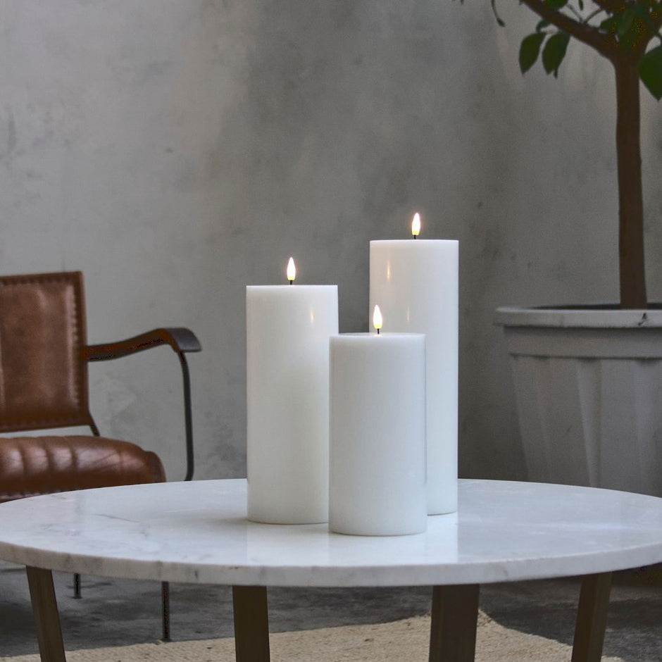 LED Pillar Battery Operated Candles